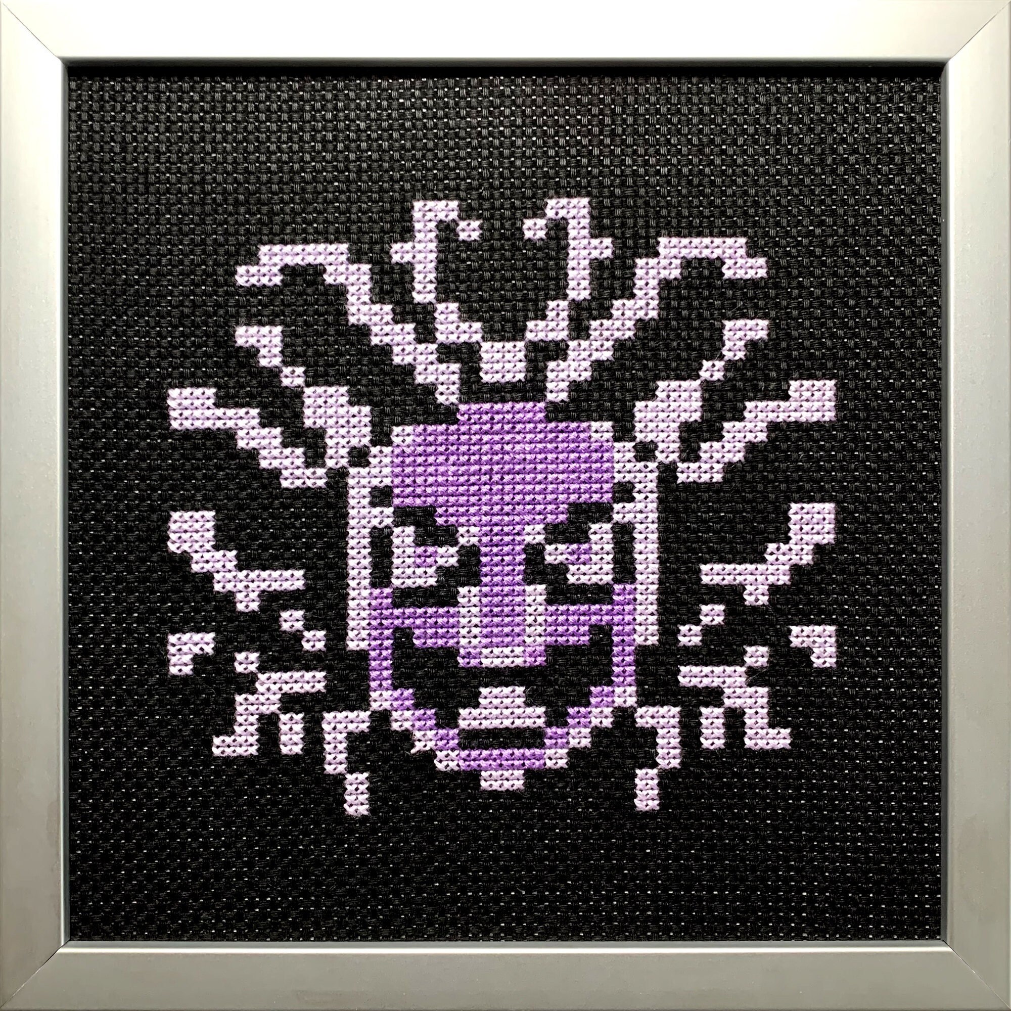 Castlevania purple Medusa Nintendo NES Video Game Handmade Cross Stitch ...