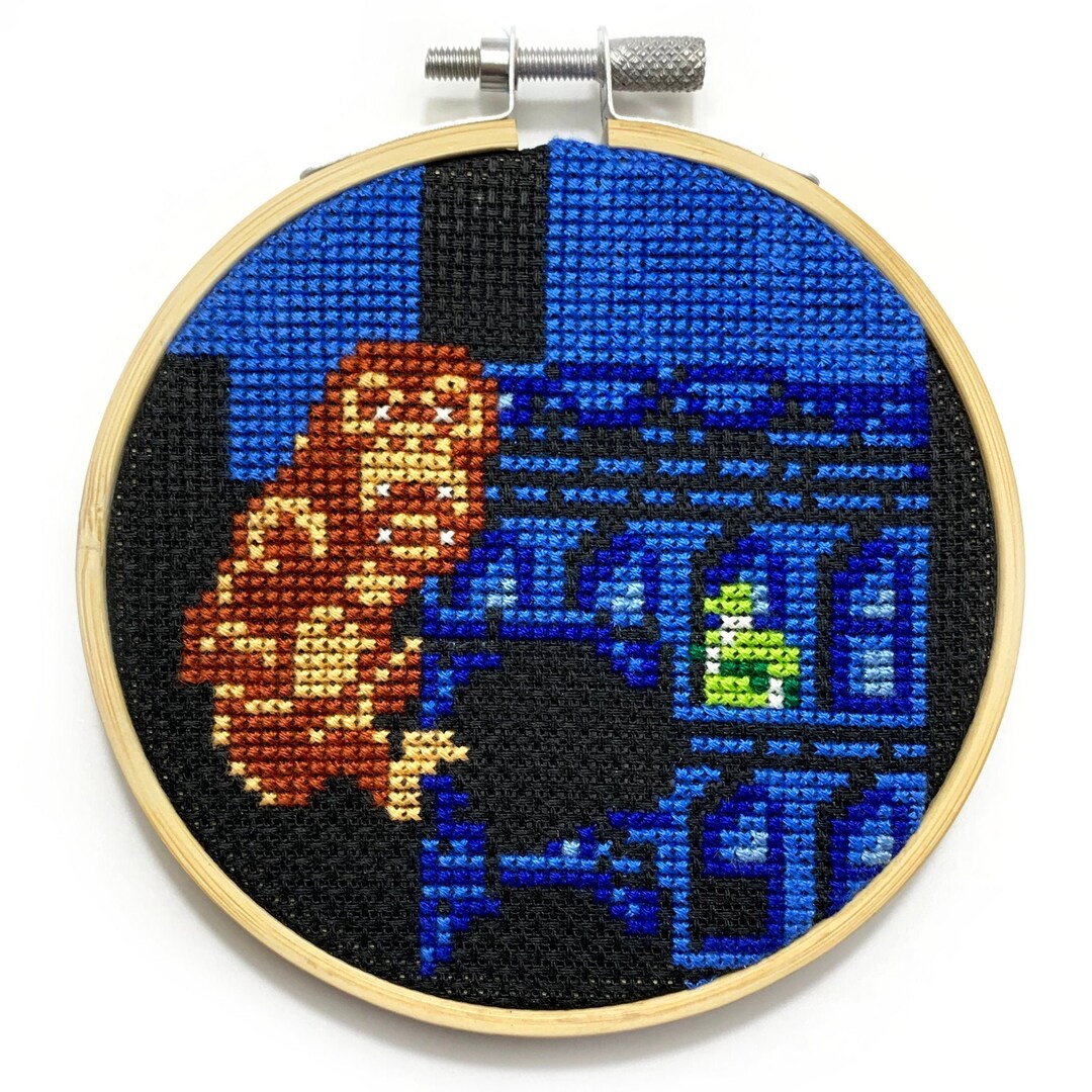 Rampage - Nintendo NES Video Game Handmade Cross Stitch Art - Etsy