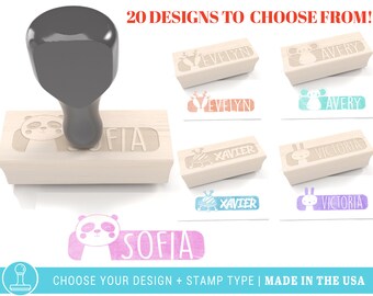 Kids Name Stamp - Etsy
