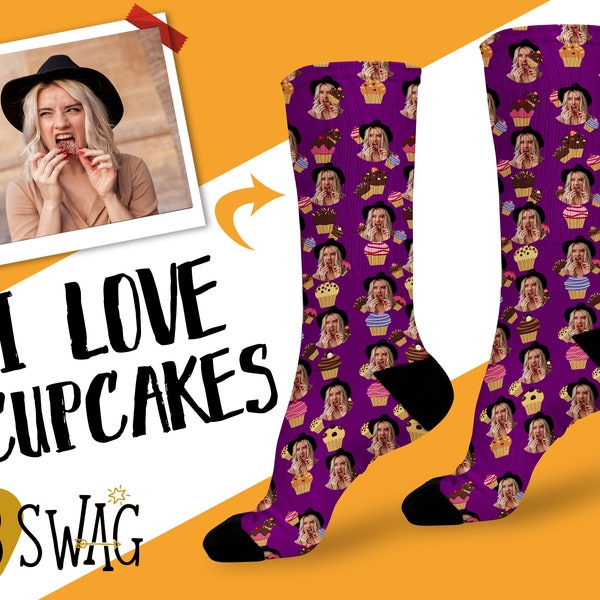 Cupcake Socks - Etsy