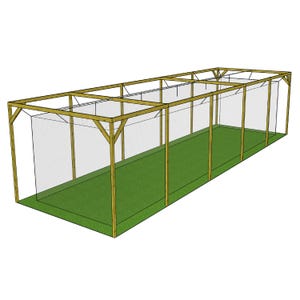 Backyard Batting Cage DIY Plans - Instant Download PDF - Etsy