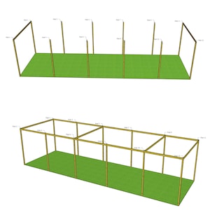 Backyard Batting Cage DIY Plans - Instant Download PDF - Etsy