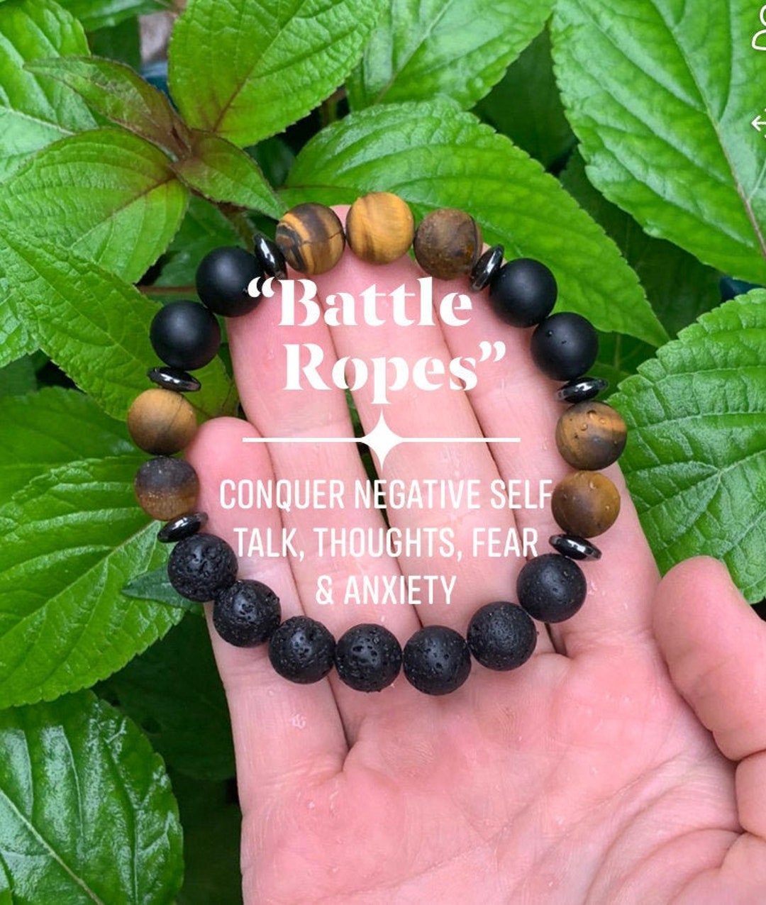 MENS 10MM Anxiety Support Strong Protection Battle - Etsy