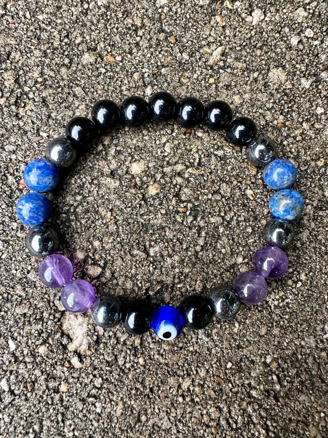 8mm Aura Shield - IMPERFECT STONES - Evil Eye Protection & Intuition ...