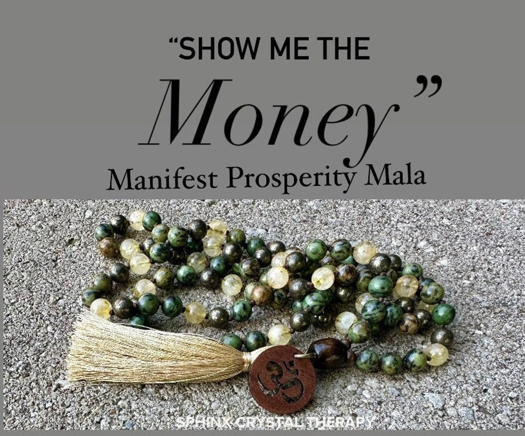 Manifest Prosperity & Abundance Mala Show Me the Money Success Mindset ...