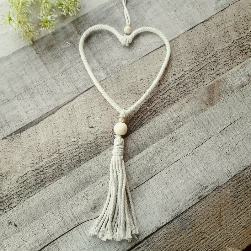 Fabric Hearts on a Rope - Etsy UK