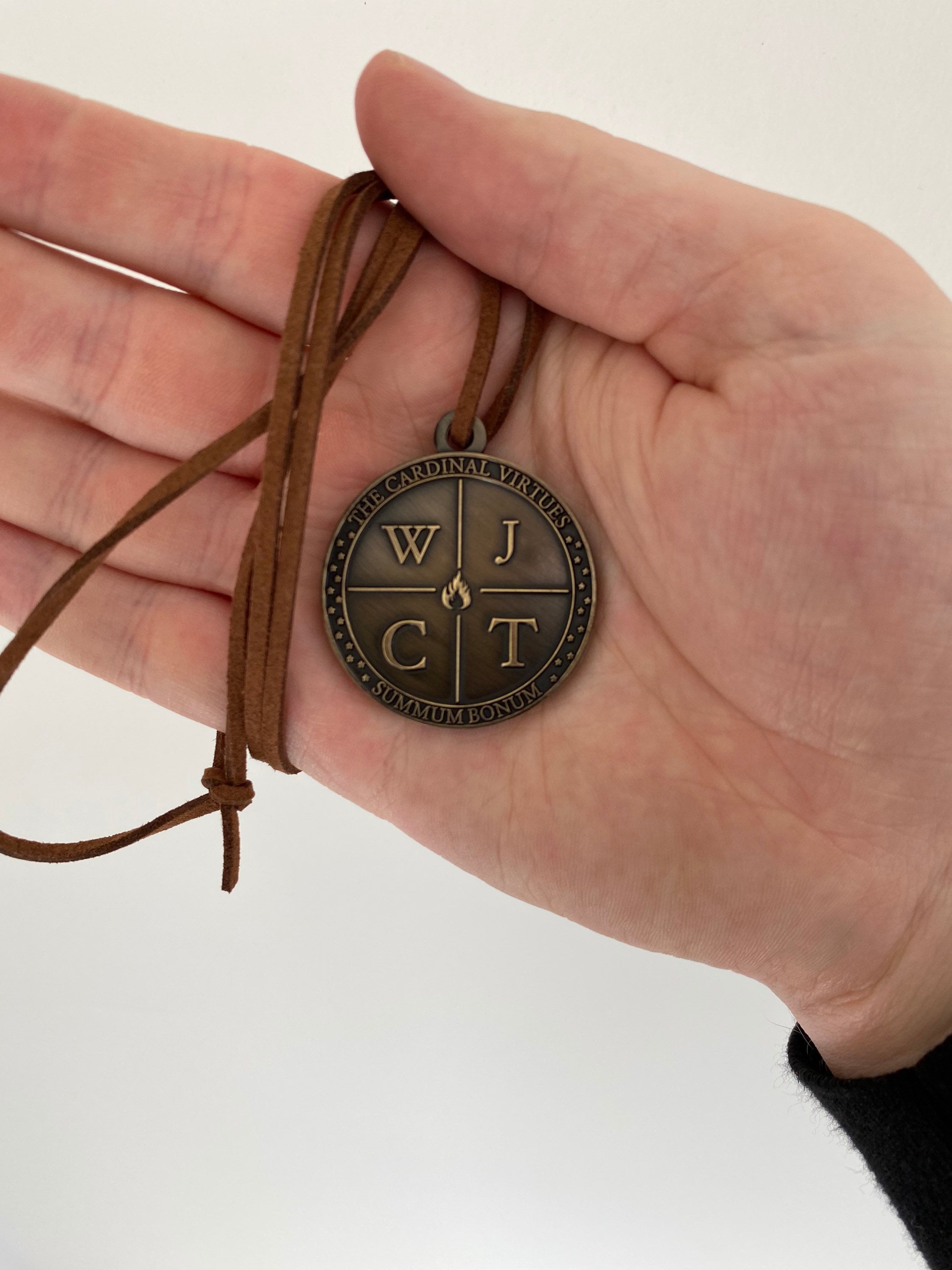 Stoic Pendant Memento Mori Amor Fati the Cardinal Virtues | Etsy Canada