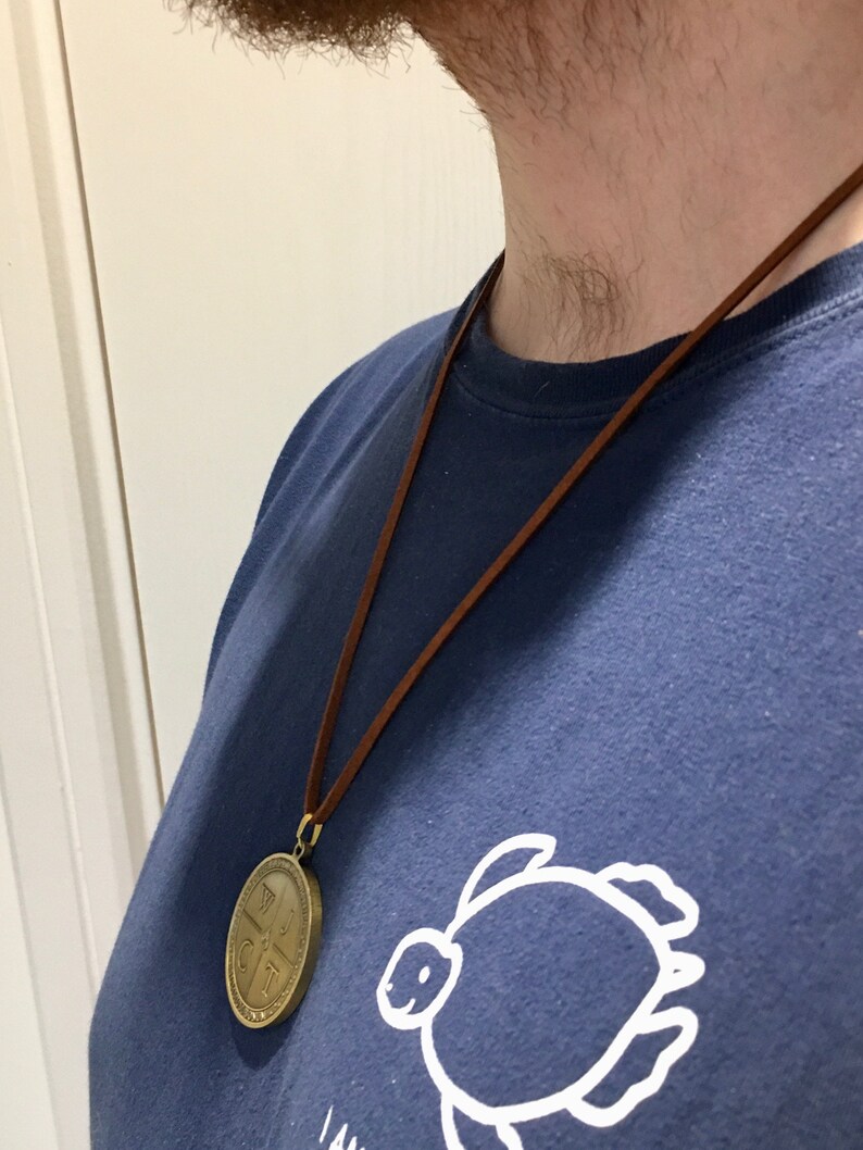 Stoic pendant Memento Mori Amor Fati The Cardinal Virtues | Etsy