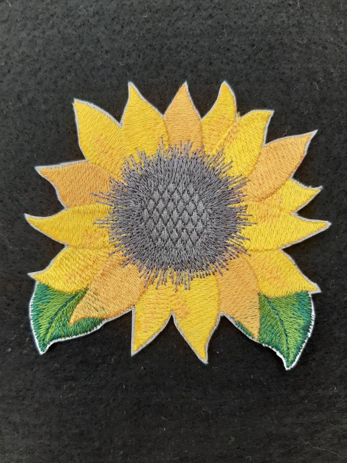 Iron/ Sew on Sunflower Patch - Etsy