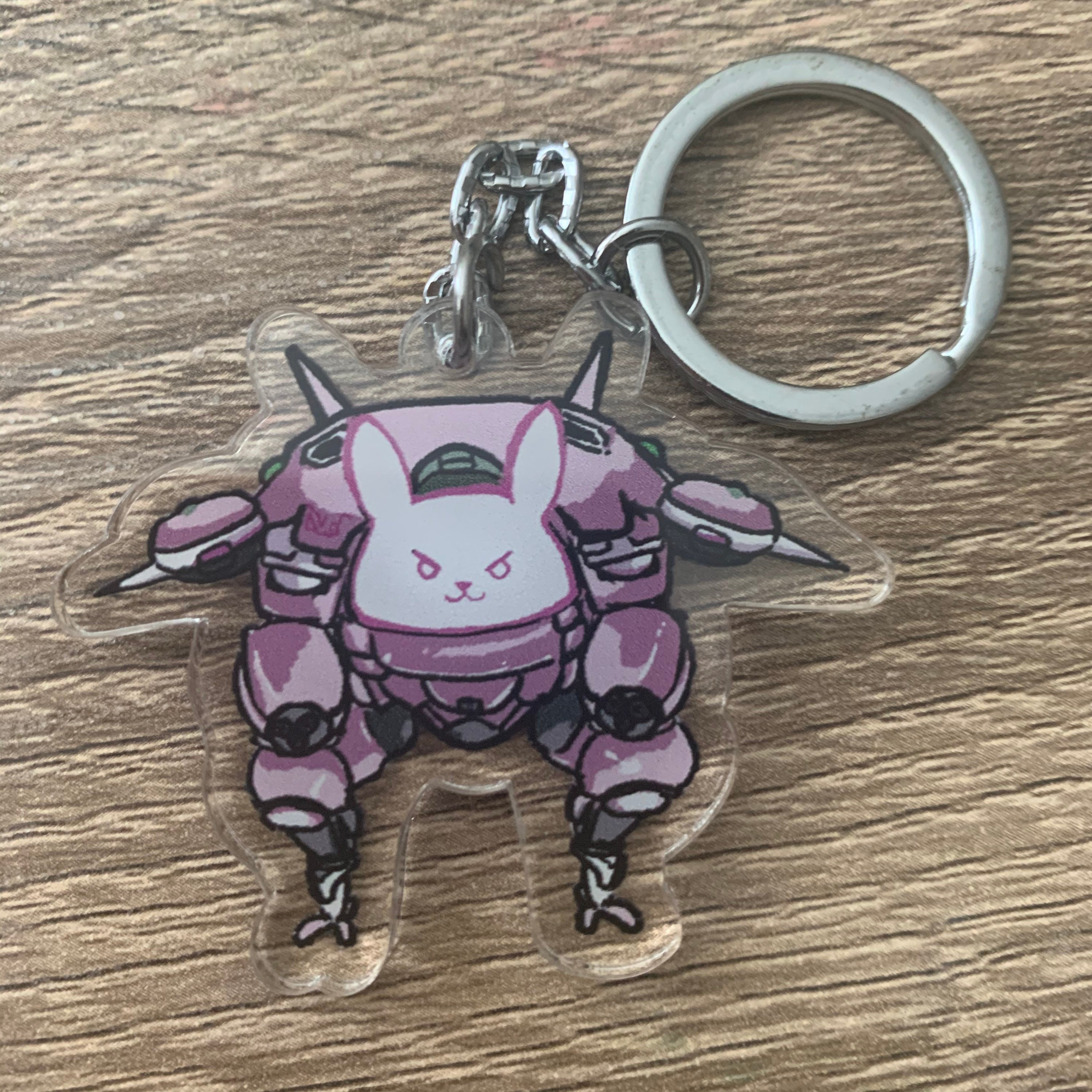D.Va mecha Overwatch keychain | Etsy