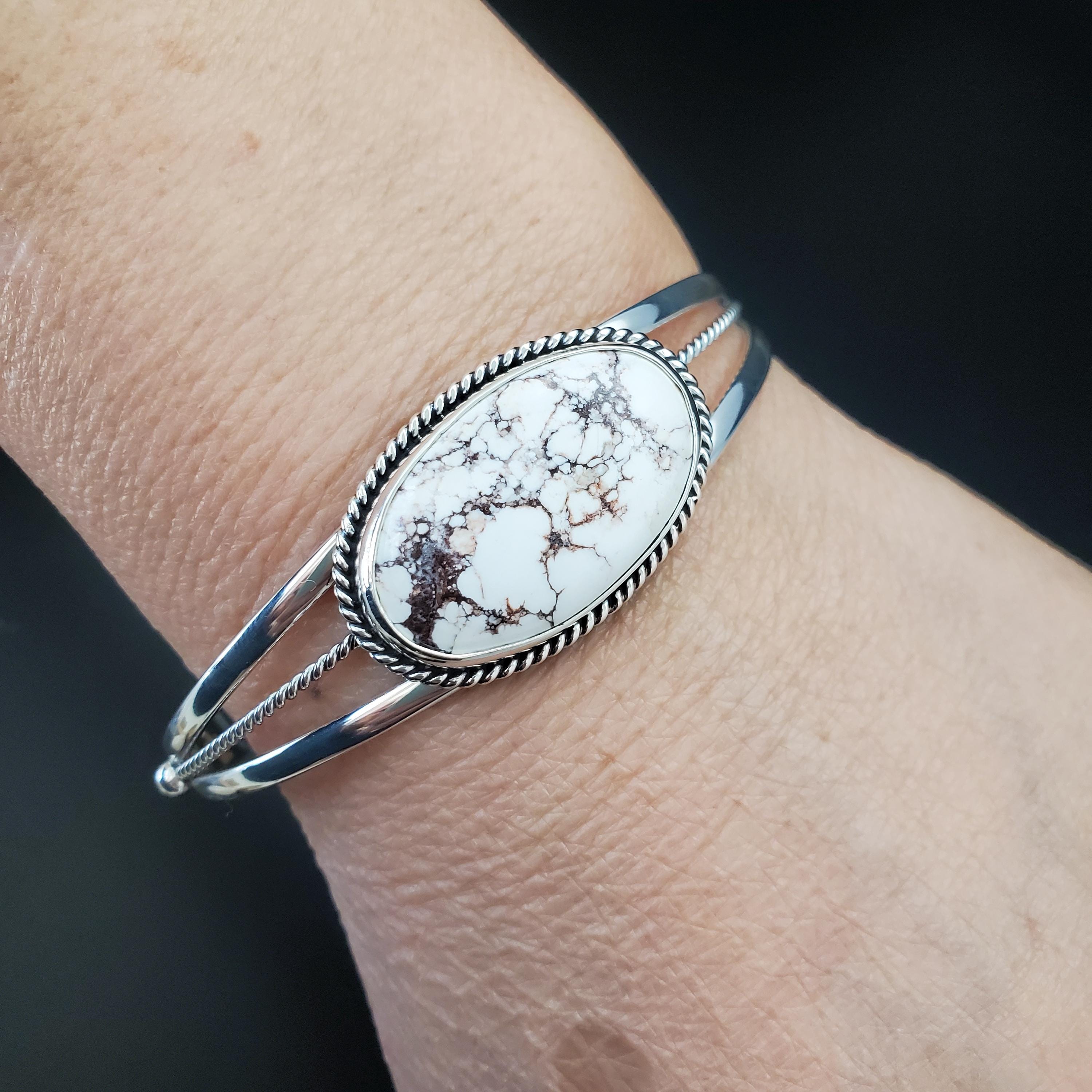 AAC #013 | Wild Horse Cuff Bracelet | Big Sterling Silver Wild Horse ...