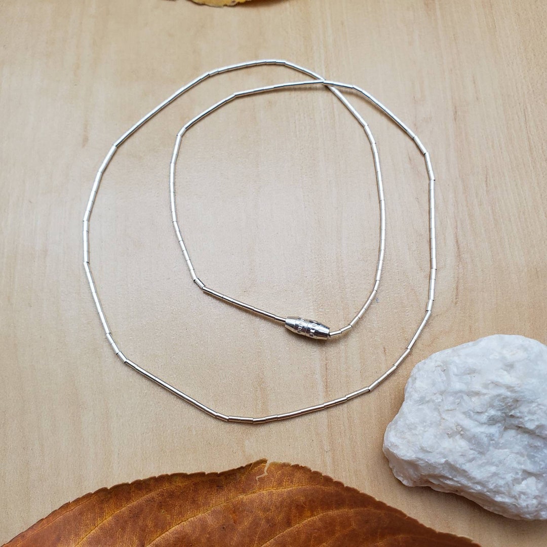 Socute925 Liquid Silver Necklace | Single Strand Liquid Silver | Liquid ...