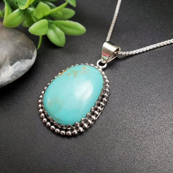 Turquoise Pendant - Etsy