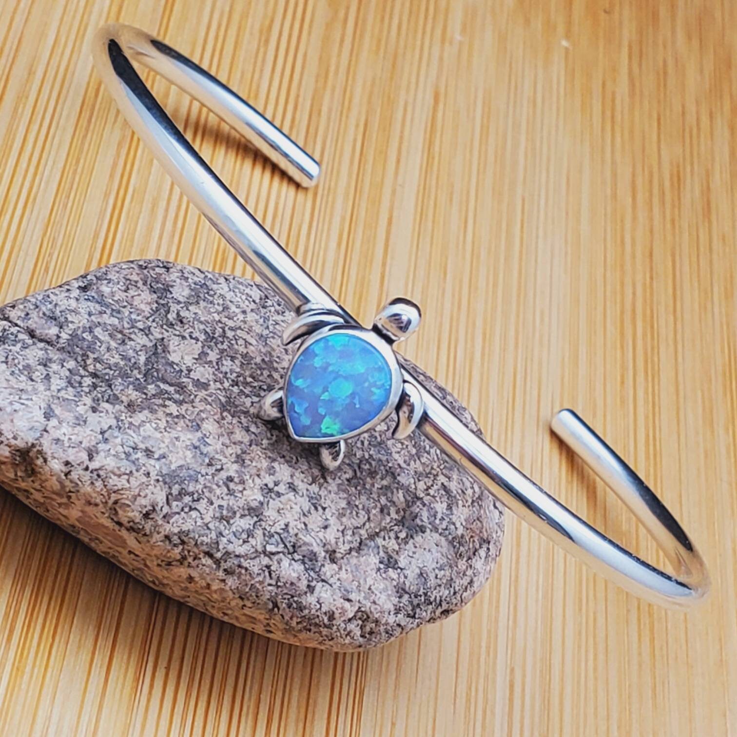 Socute925 Sea Turtle Cuff Sea Turtle Bracelet Cuff Blue - Etsy