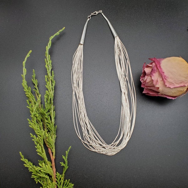 Multi Strand Necklace - Etsy