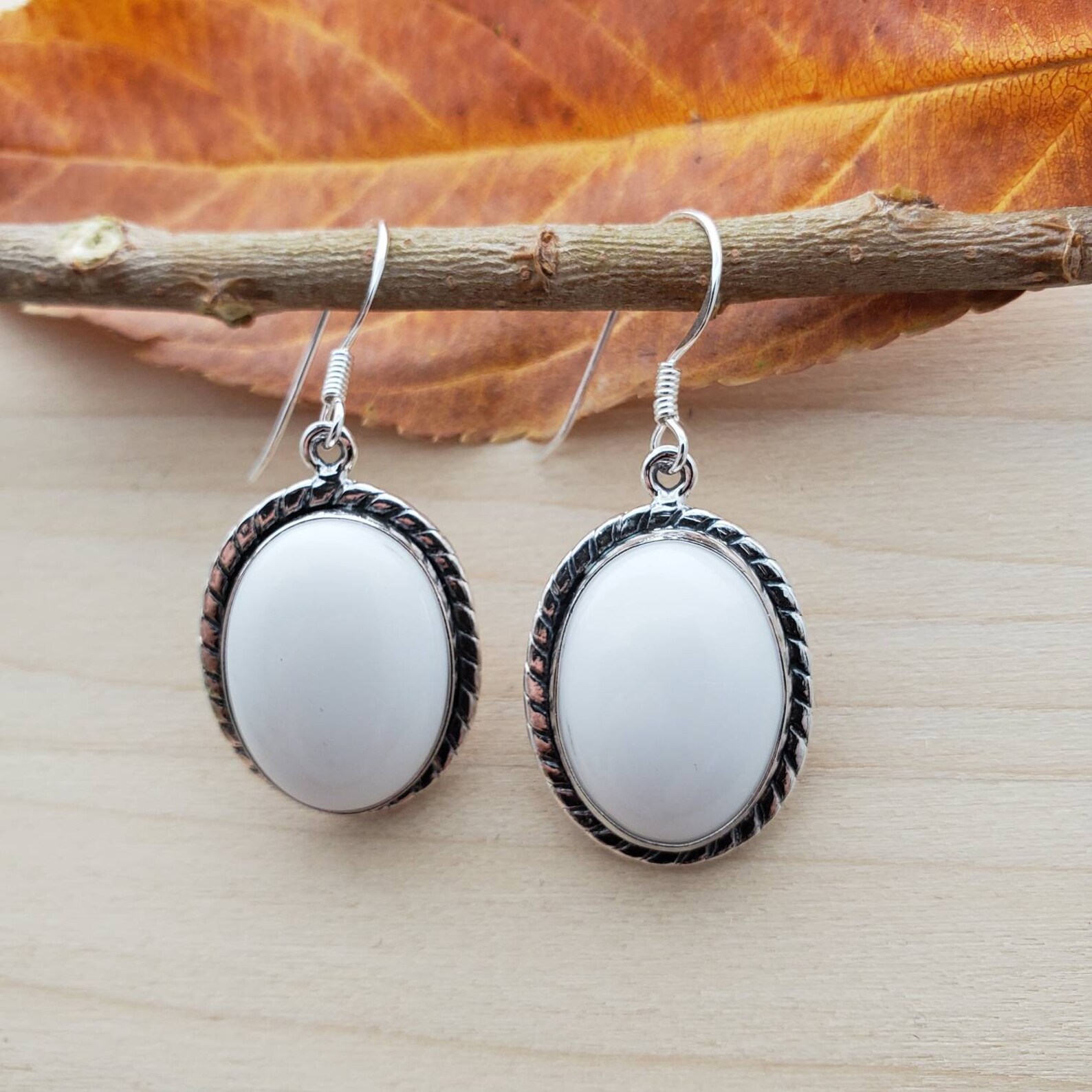 SoCute925 Big White Stone Earrings White Post Earrings Big | Etsy