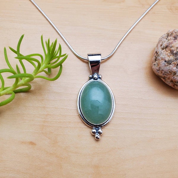 Aventurine Pendant - Etsy