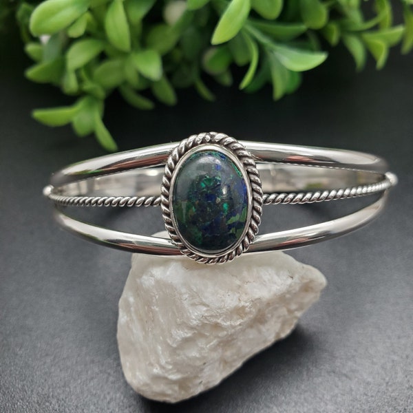 Silver Azurite - Etsy