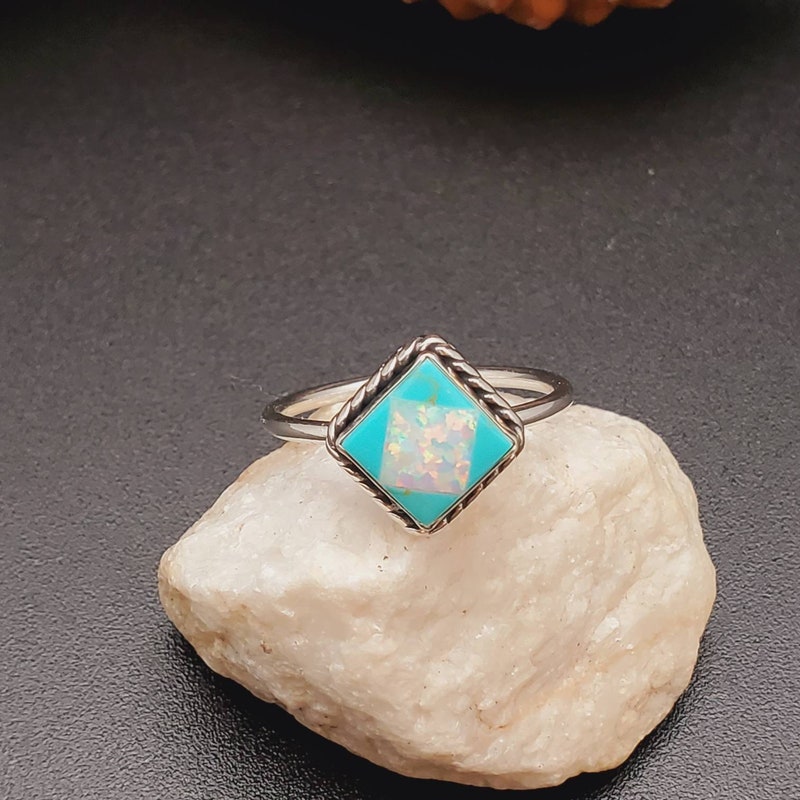 Inlay Ring - Etsy