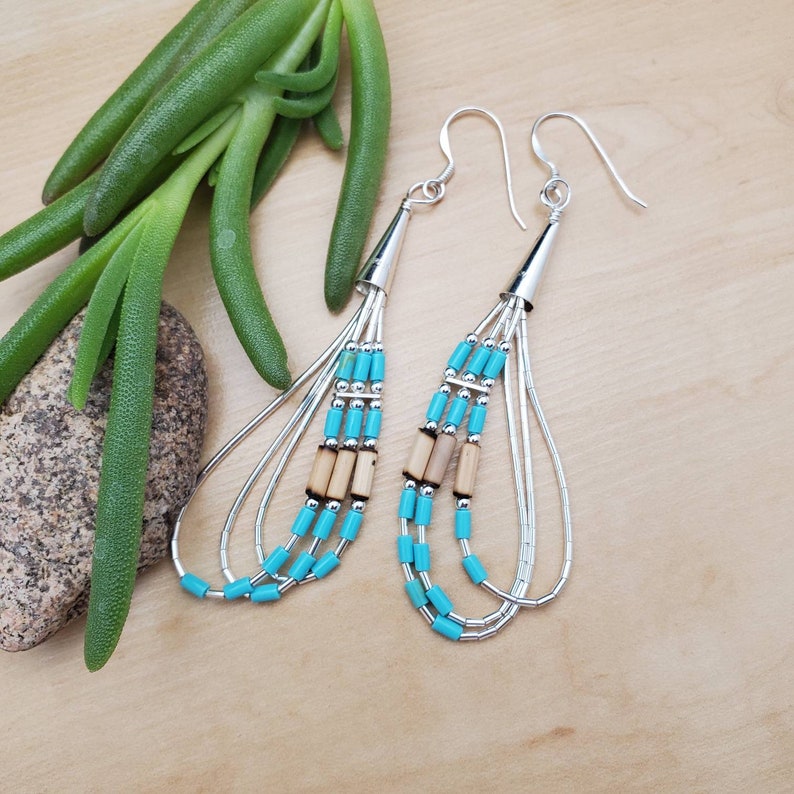 Socute925 Liquid Silver Earrings Sterling Silver Kingman - Etsy