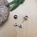 Socute925 6mm Hematite Studs | Hematite Post Earrings | Sterling Silver ...