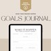 Goals Journal *DIGITAL DOWNLOAD* - Etsy