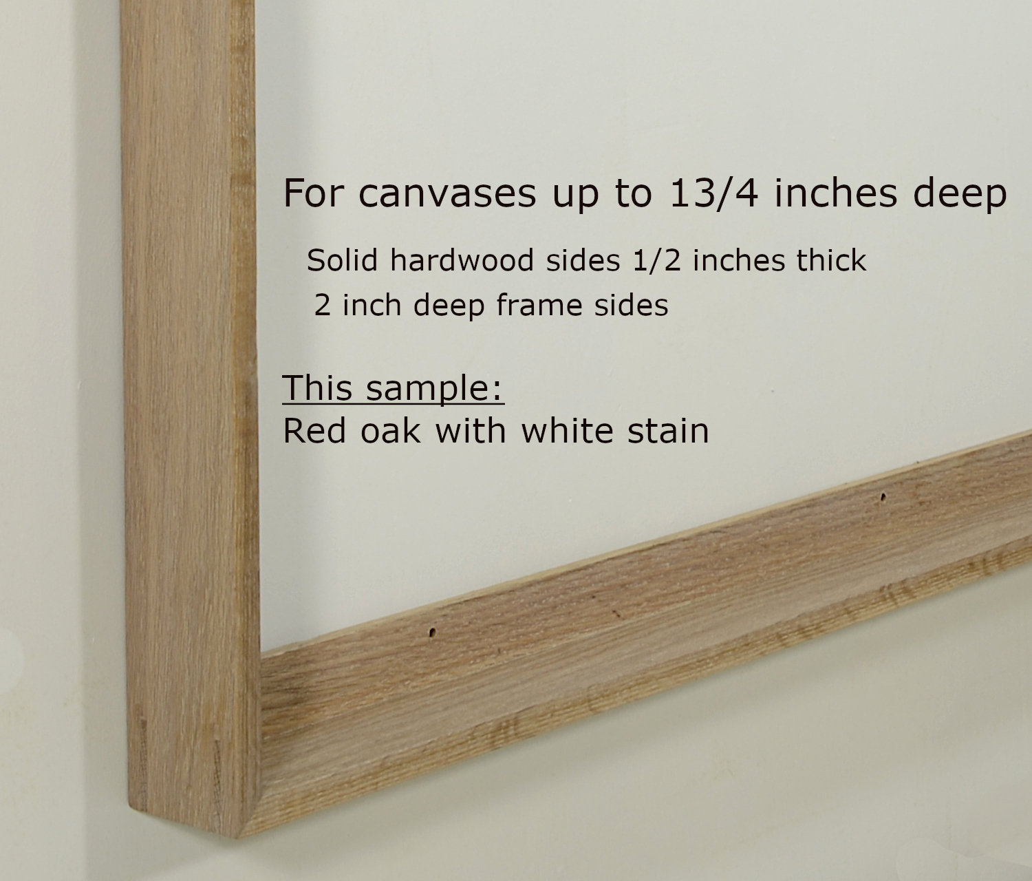 Maple Picture Frames for Large Paintings. 2 Inch Deep Custom - Etsy