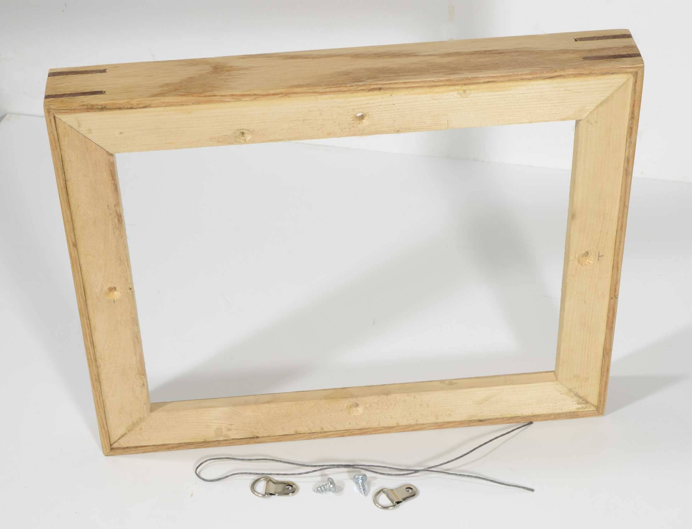 Picture Frames for Paintings. Hardwood Oak Float Frames Natural Wood ...