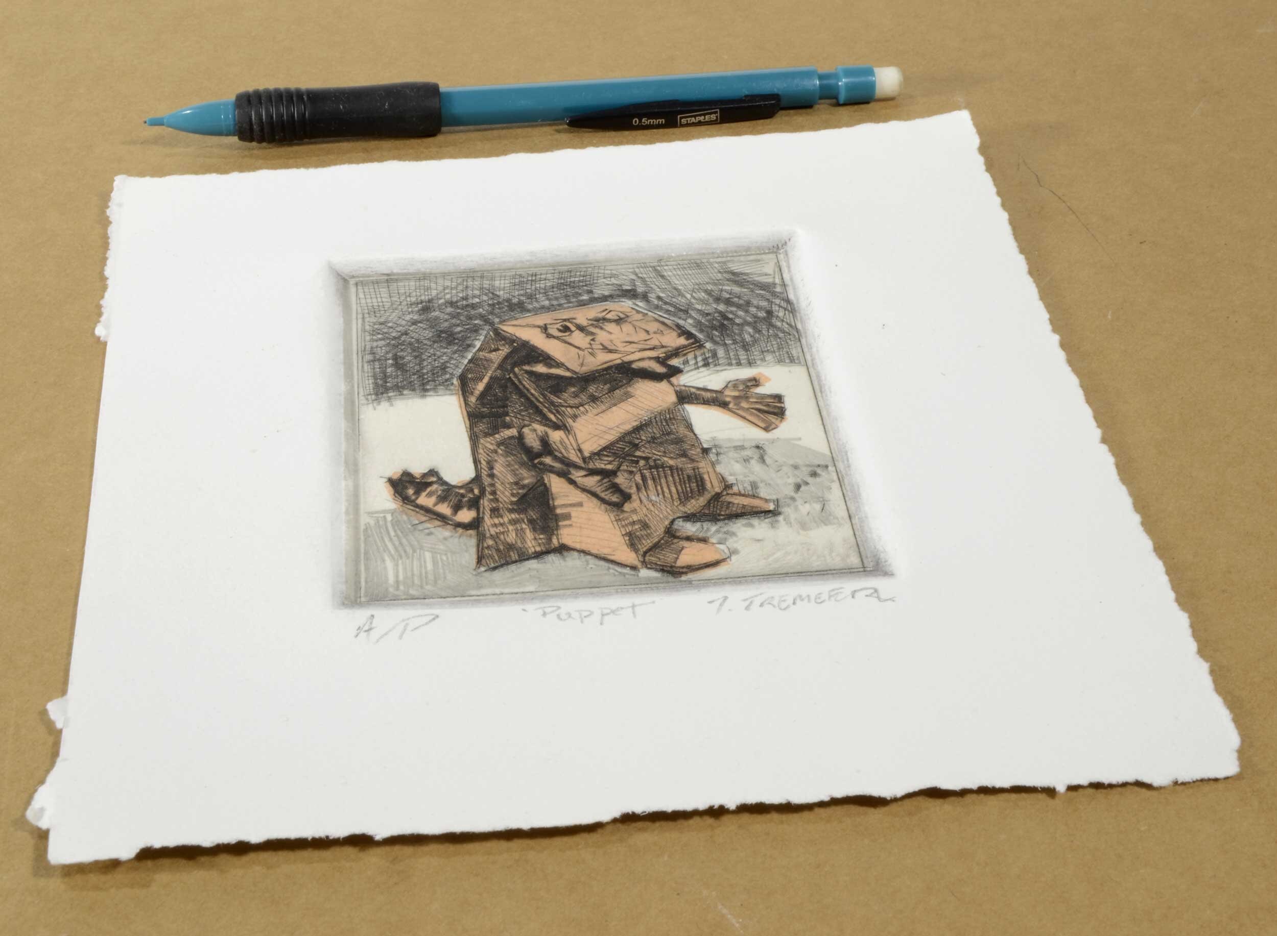 Artist Original Art Print Intaglio Drypoint Etching. Paper - Etsy Israel