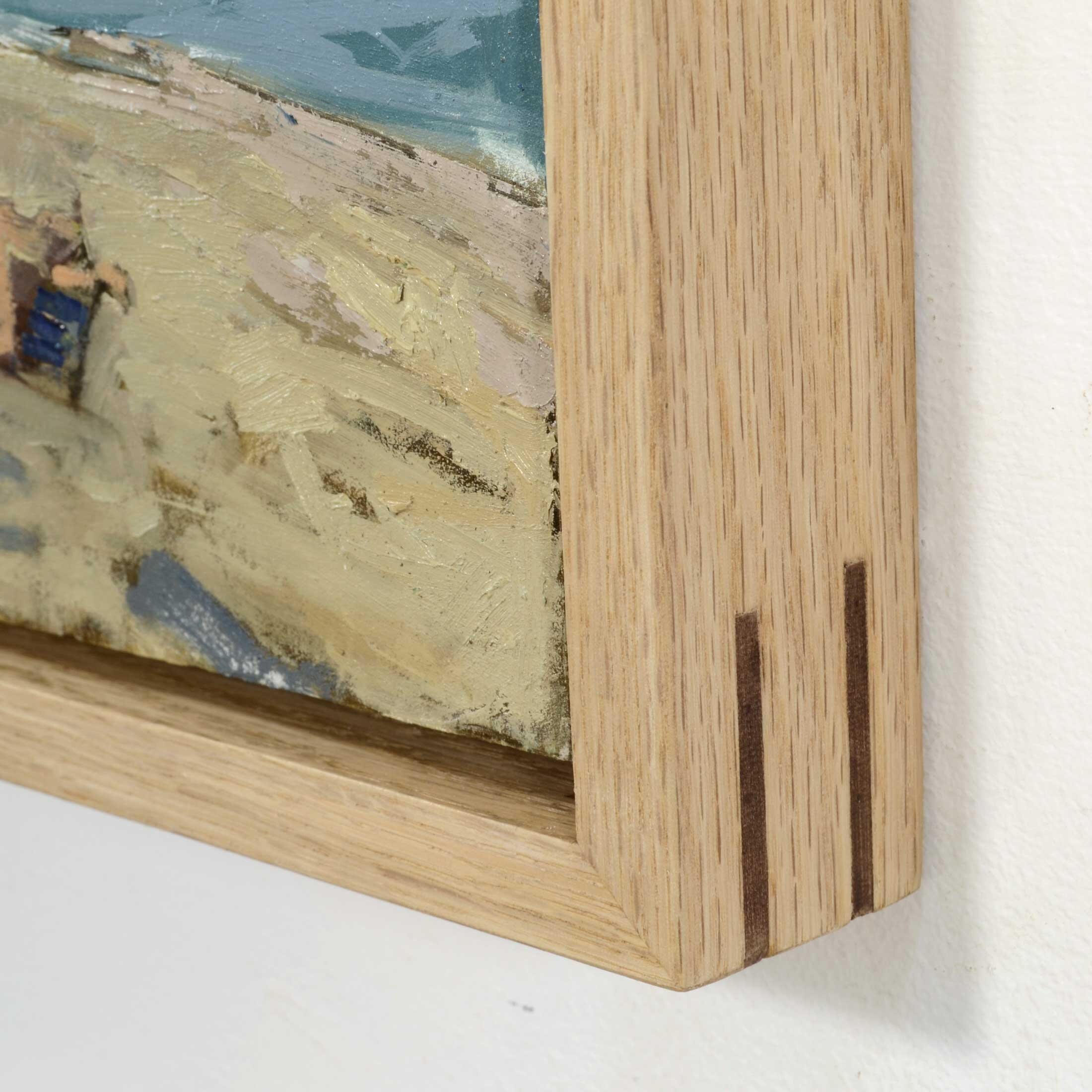 Solid Oak Hardwood Floater Frame for Paintings. Modern Minimalist ...