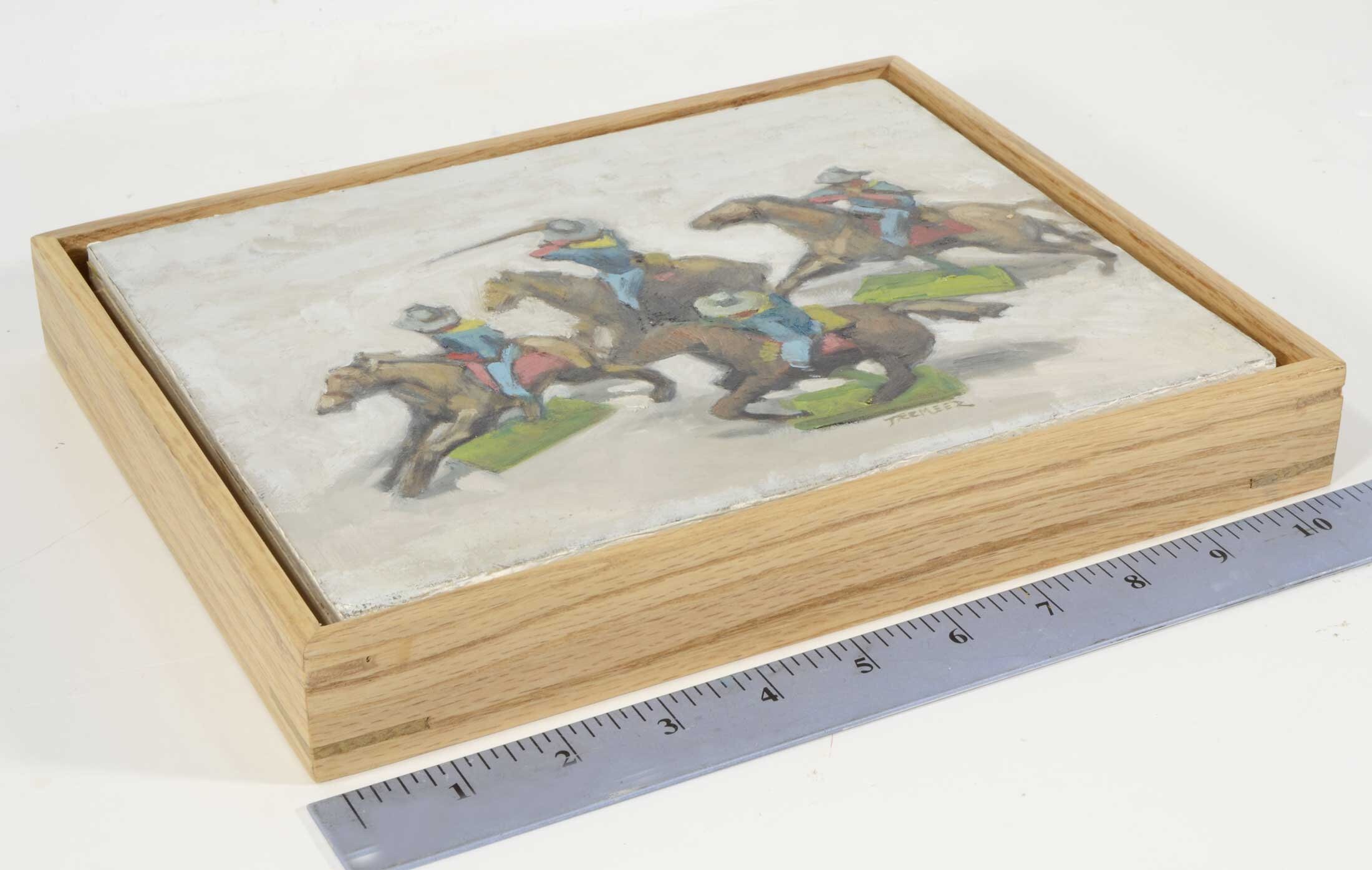 Wild West Military History. US Army 7th Cavalry Original Oil - Etsy