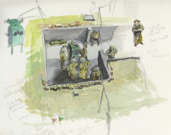 Raf Original Drawing - Etsy UK