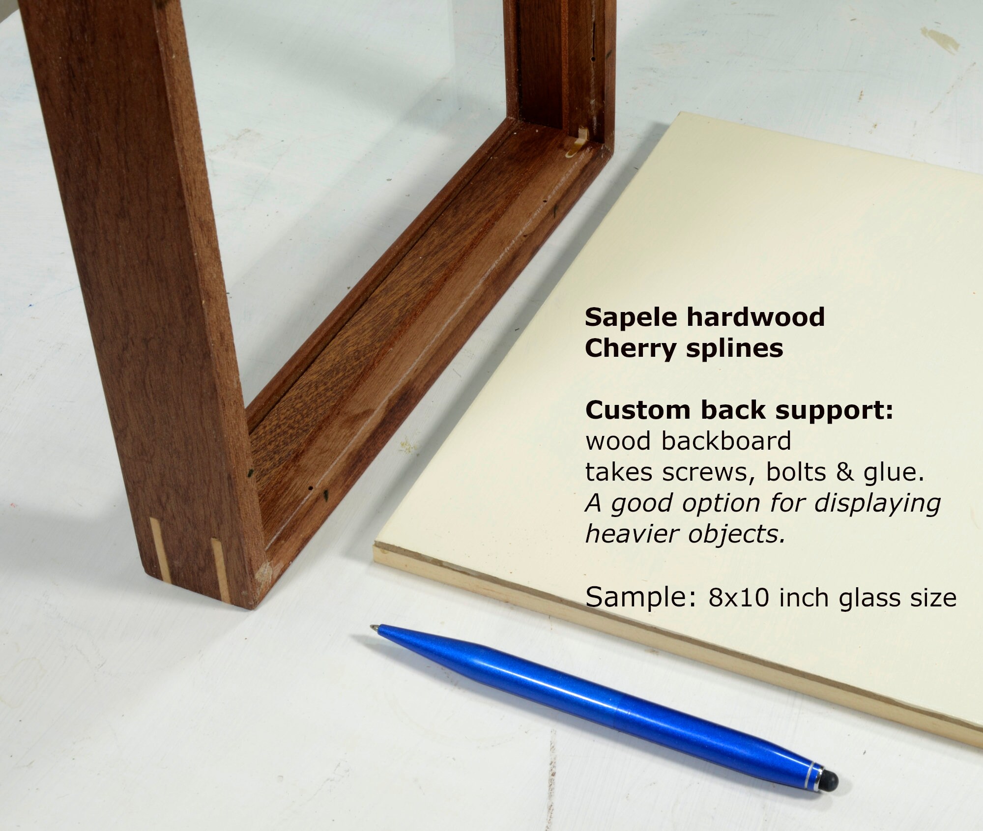Maple Picture Frames, Shadow Box Frame With Glass, Wood Floater Frame ...