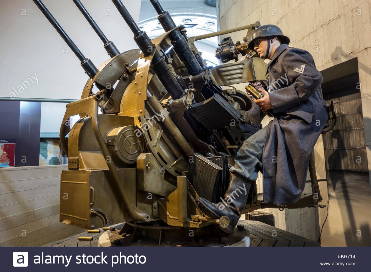 WW2 German Army Anti-aircraft Flak Gun. Original Art Mezzotint ...