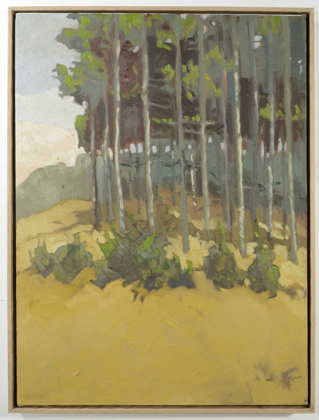 Original Landscape Painting, Jack Pine Forest Tree Painting. Framed ...