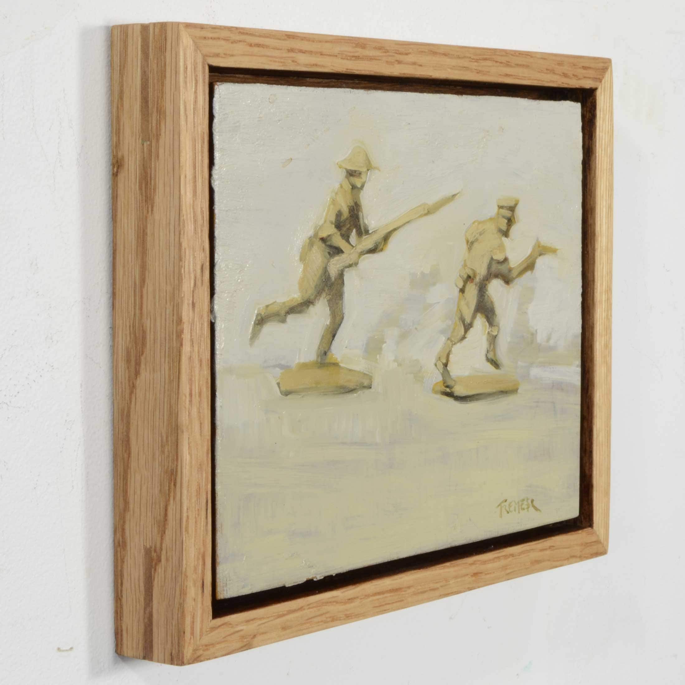 Solid Oak Hardwood Floater Frame for Paintings. Modern Minimalist ...