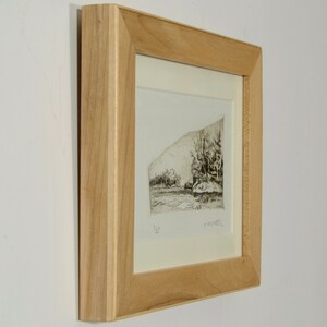 Original Etching Drypoint Intaglio Print, Small Landscape, Georgian Bay ...