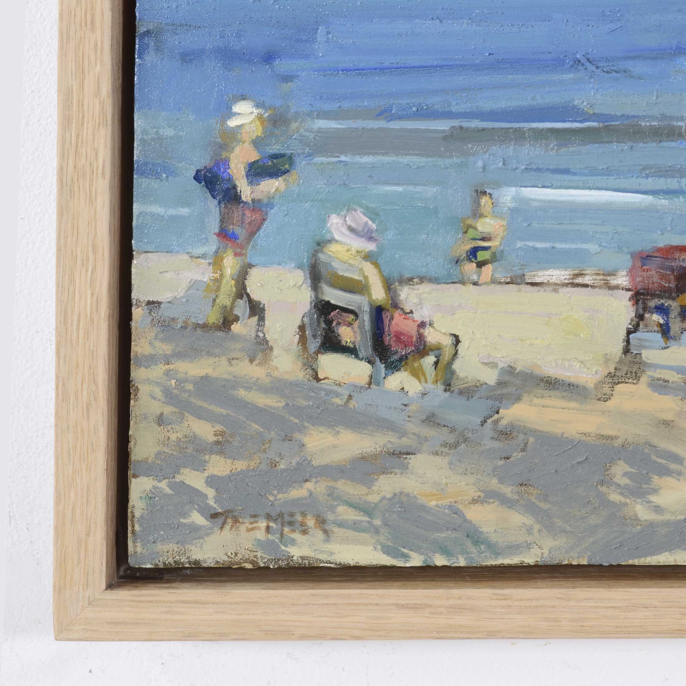 Solid Oak Hardwood Floater Frame for Paintings. Modern Minimalist ...