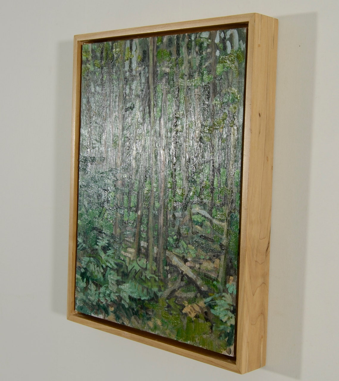 Original Painting of Trees Landscape Oil Painting Forest - Etsy