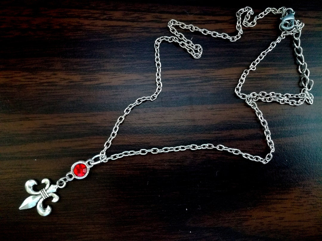 Misa Anime Necklace Cross Gothic Necklace Misa Anime Earrings - Etsy