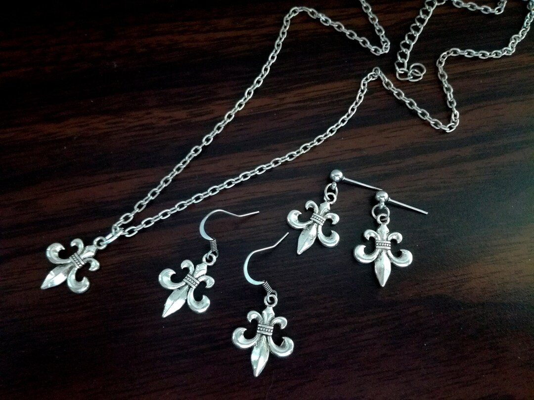 Misa Anime Necklace Misa Anime Earrings Death Cross Earrings - Etsy