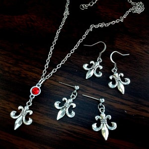 Misa Anime Necklace Cross Gothic Necklace Misa Anime Earrings - Etsy