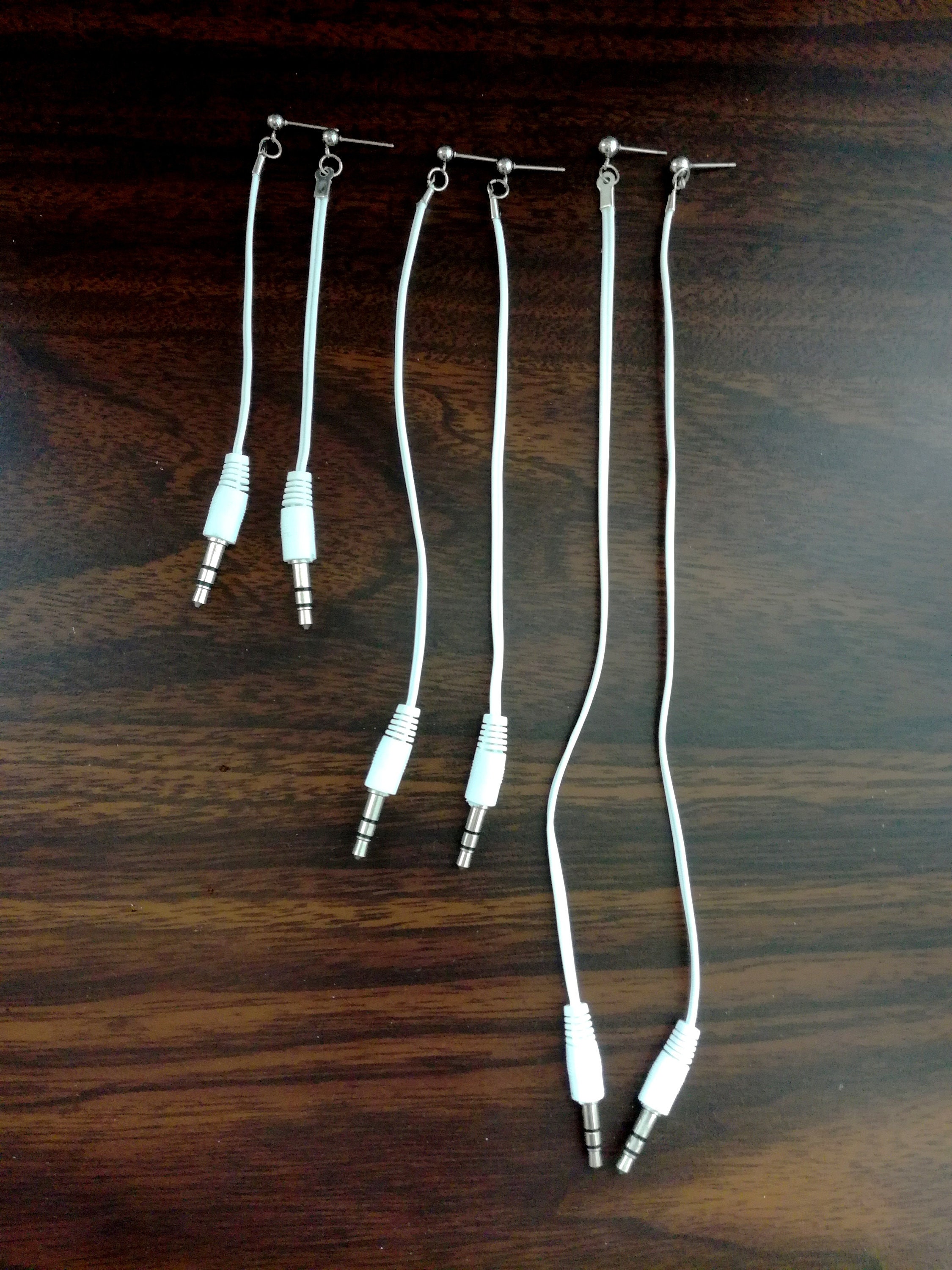 Headphone Jack Earrings Cosplay Earrings Long Repurposed Earrings ...