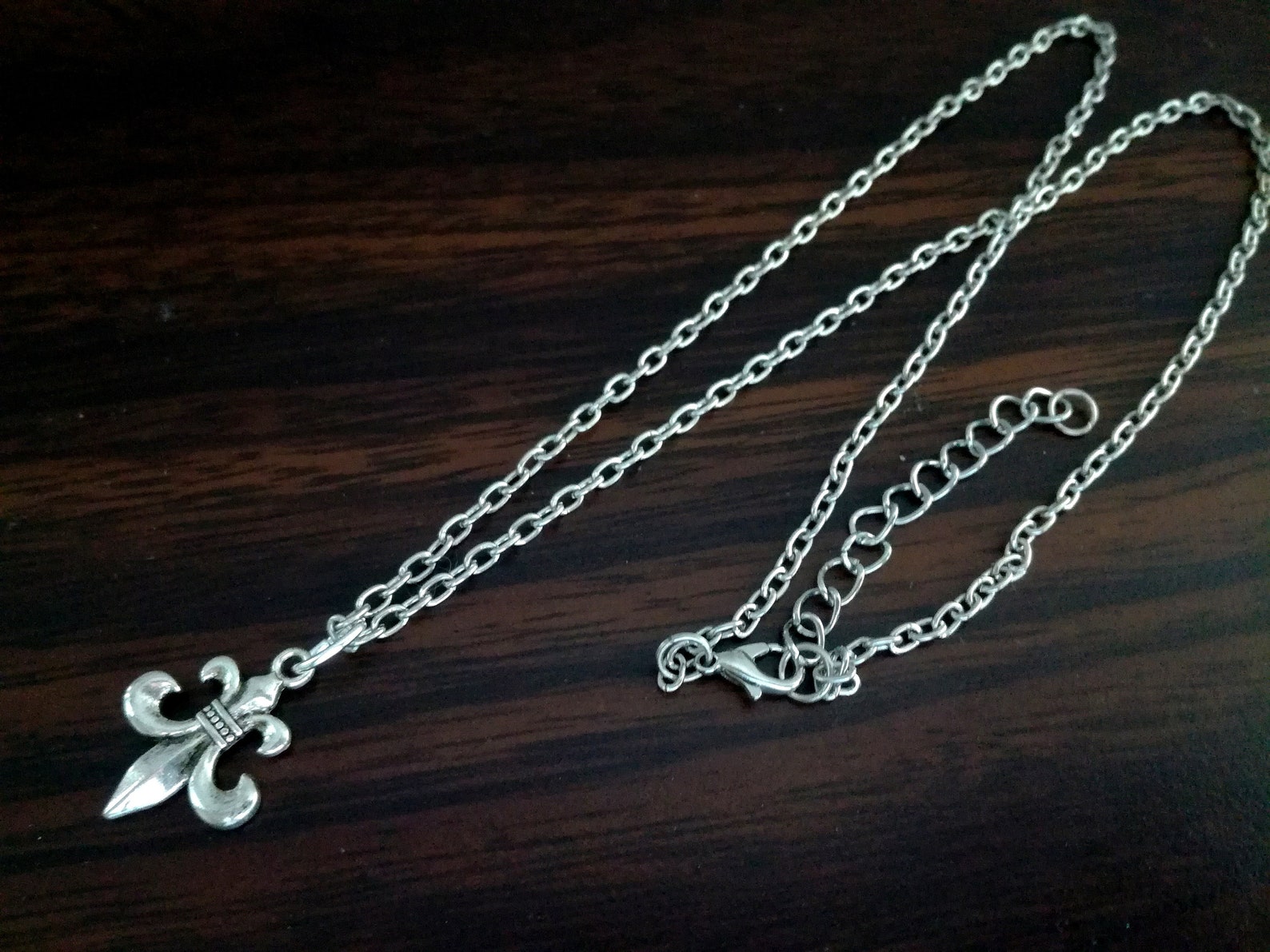Misa Anime Necklace Gothic Chain Necklace Fleur De Lis Jewelry Misa ...