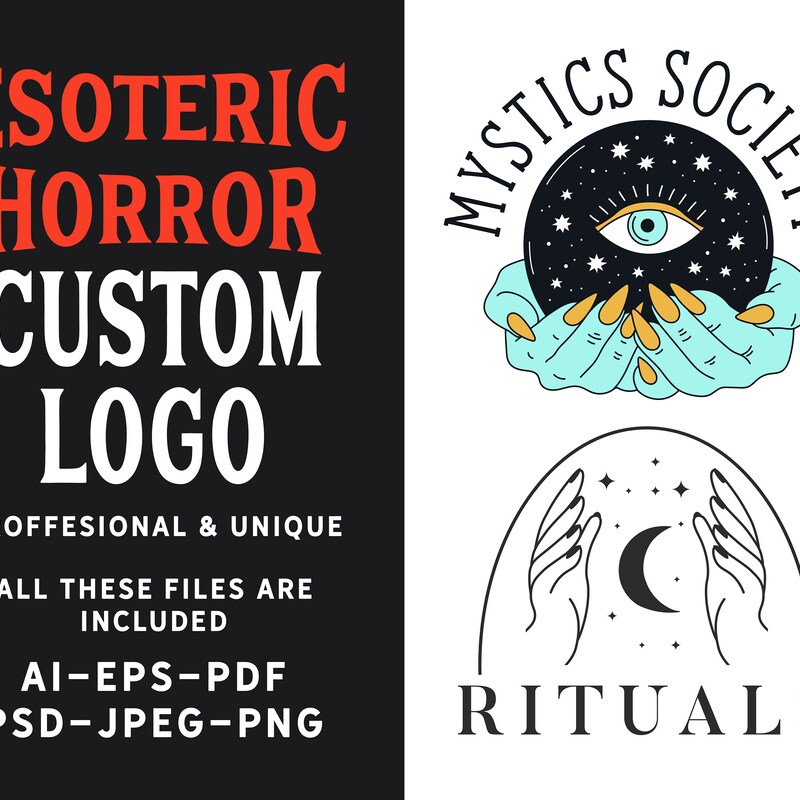 Mystical Logo - Etsy