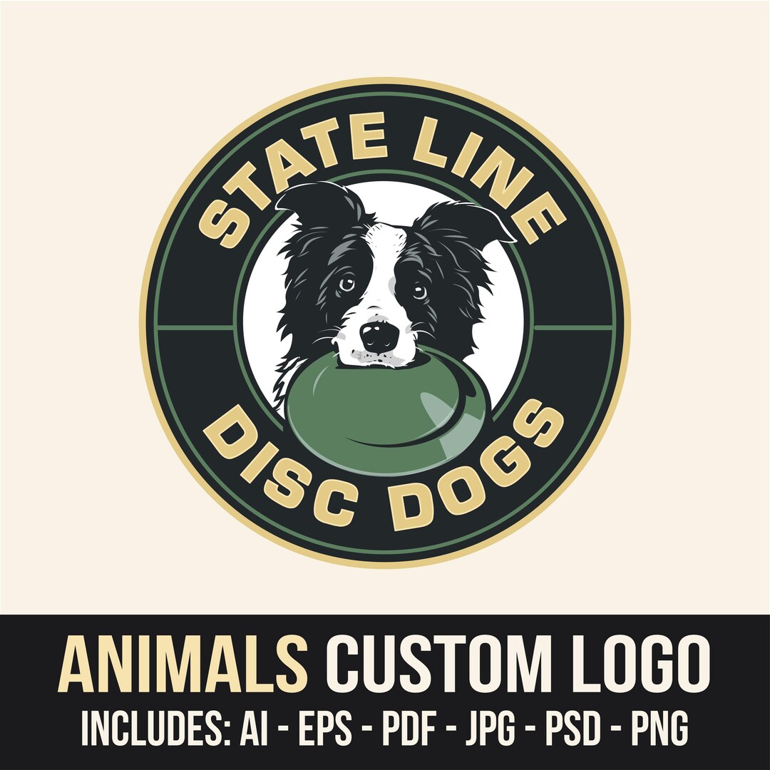 Custom Animal Logo Design – Pet and Dog Branding – Handmade Logo for ...