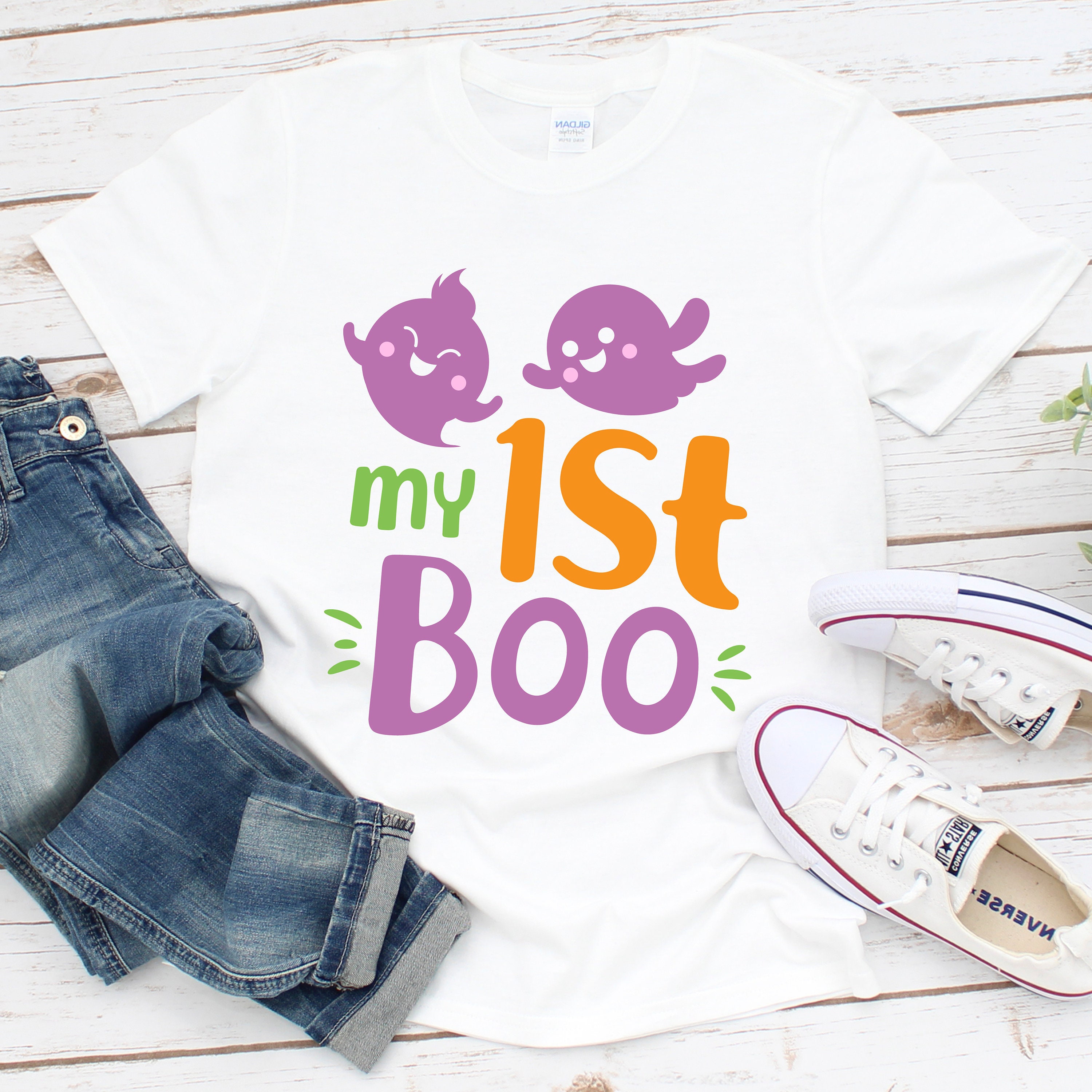 My First Boo Svg My 1st Boo Svg Halloween Svg Ghost Svg Etsy