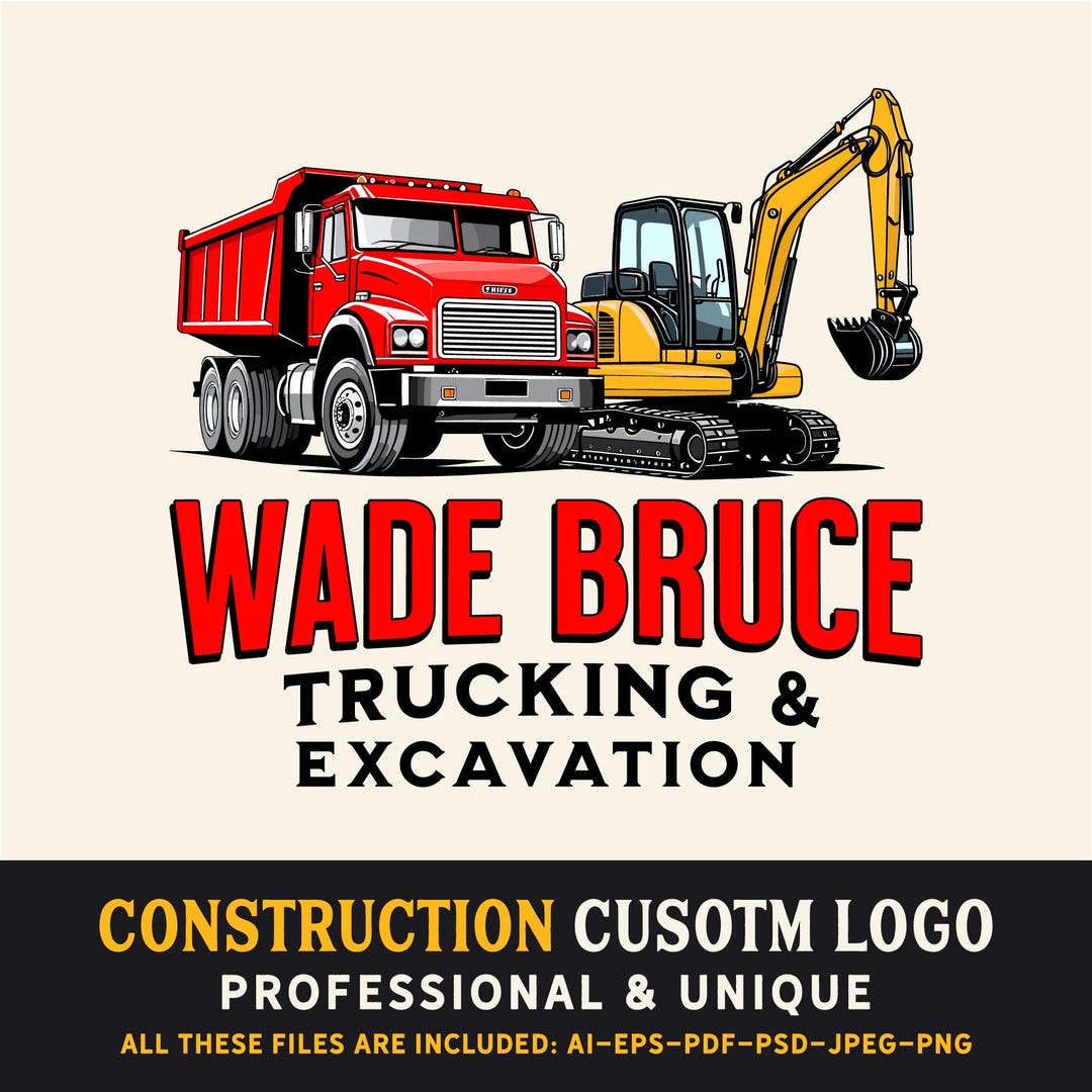 Custom Construction Logo Design - Contractor and Real Estate Branding ...