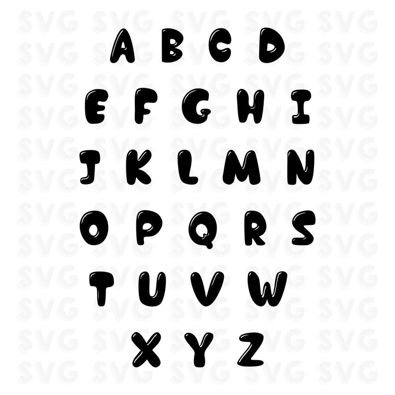 Bubbly Alphabet Svg Bubbly Letters Bubbly Letters Font - Etsy Bubbly Alphabet Svg Bubbly Letters Bubbly Letters Font - Etsy