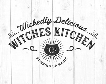 Kitchen Witch Svg | Etsy